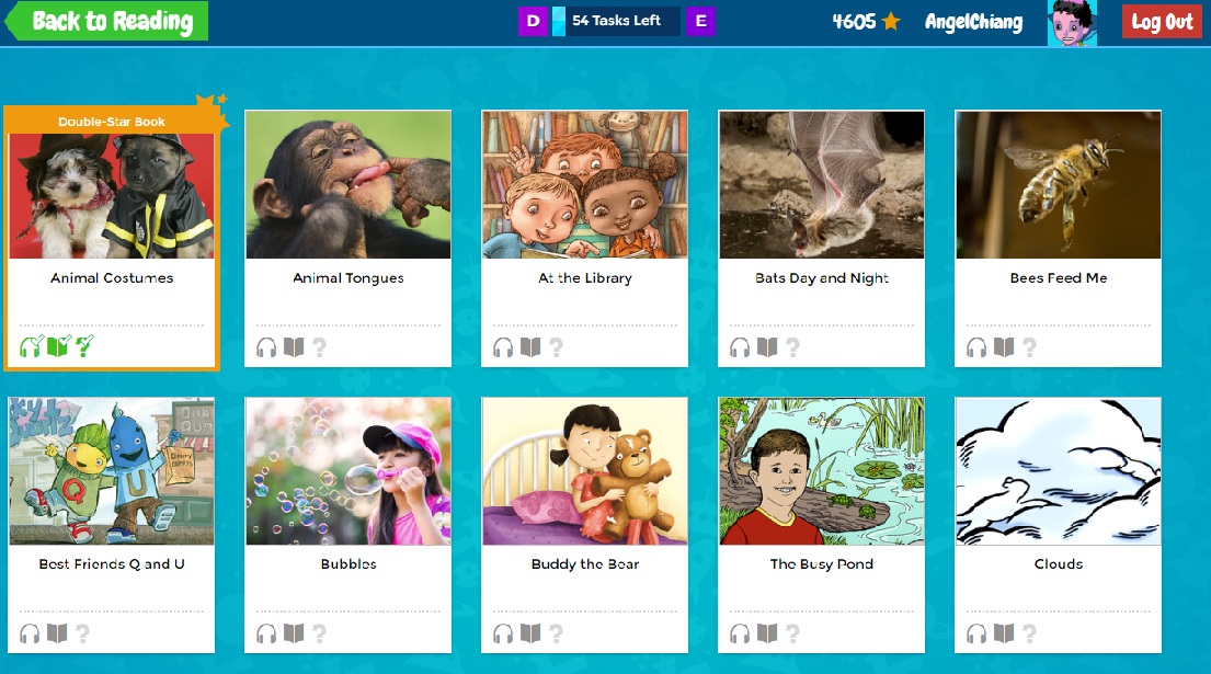 兒童英文電子書-Kids A-Z Reading(RAZ)簡介及Angel第一次錄的朗讀影片